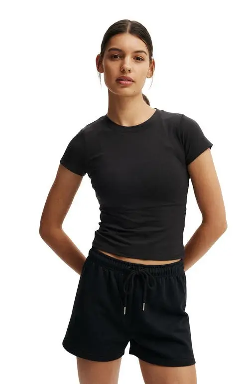Cotton:on Active Ultra Soft Fitted Tshirt - Black
