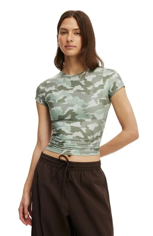 Cotton:on Body Active Ultra Soft Fitted T-shirt - Camo