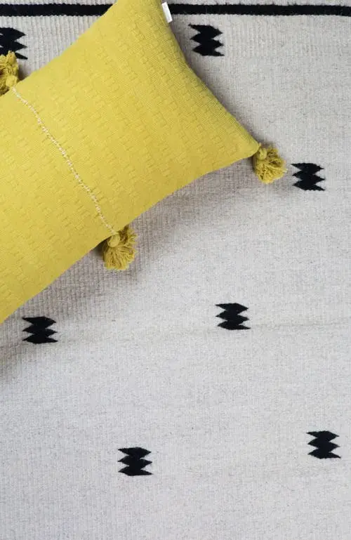 ARCHIVE NEW YORK Zapotec Dot Handwoven Flatweave Wool Rug