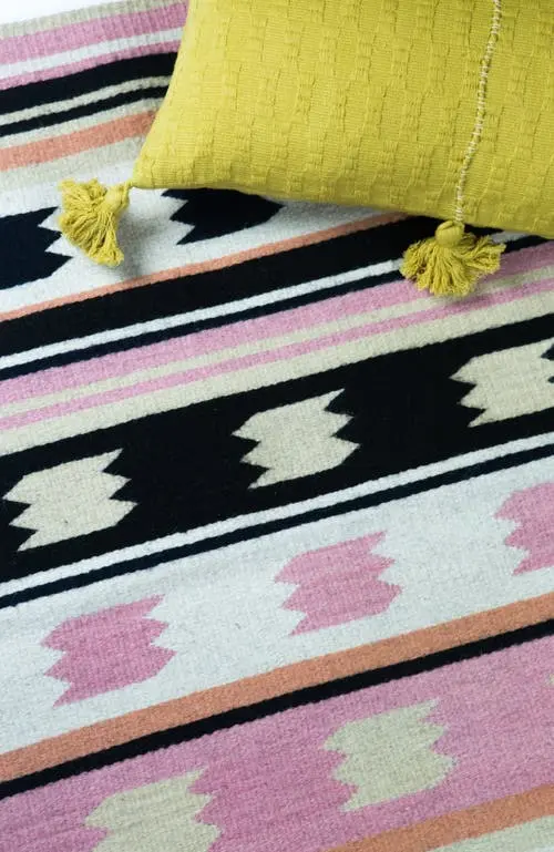 ARCHIVE NEW YORK Zapotec Multi Handwoven Flatweave Wool Rug