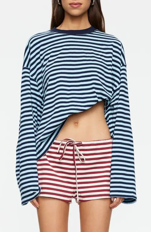 Lioness Bloom Stripe Top - Navy Sea Stripe