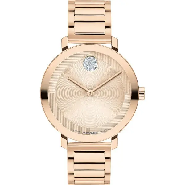 Movado Evolution 2.0 Bracelet Watch - Rose Gold