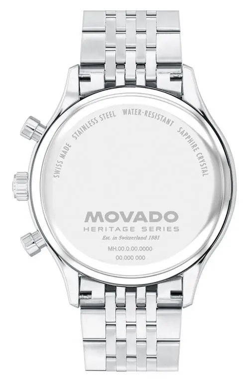 Movado Calendoplan Chronograph Bracelet Watch