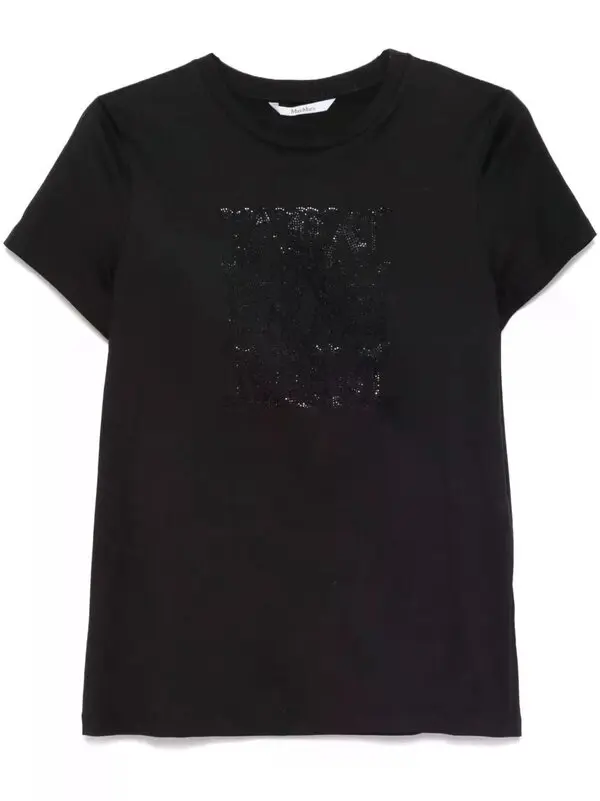 Max Mara Logo Detail T-shirt - Black