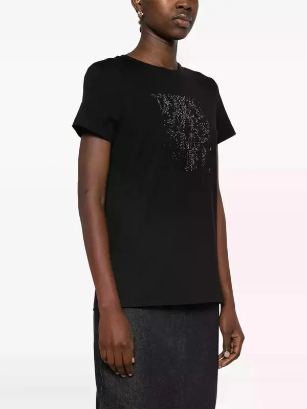 Max Mara Logo Detail T-shirt - Black