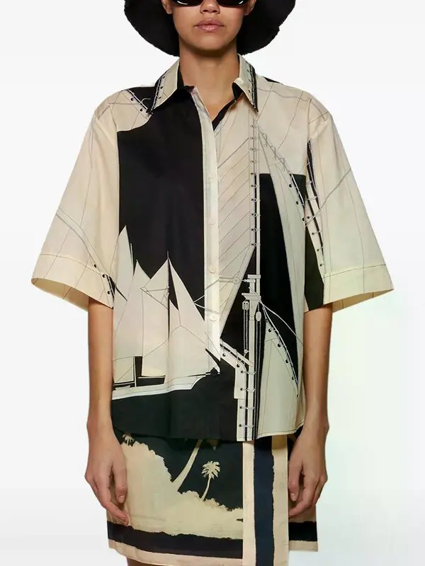 Johanna Ortiz Salty Promisses Shirt - Neutrals