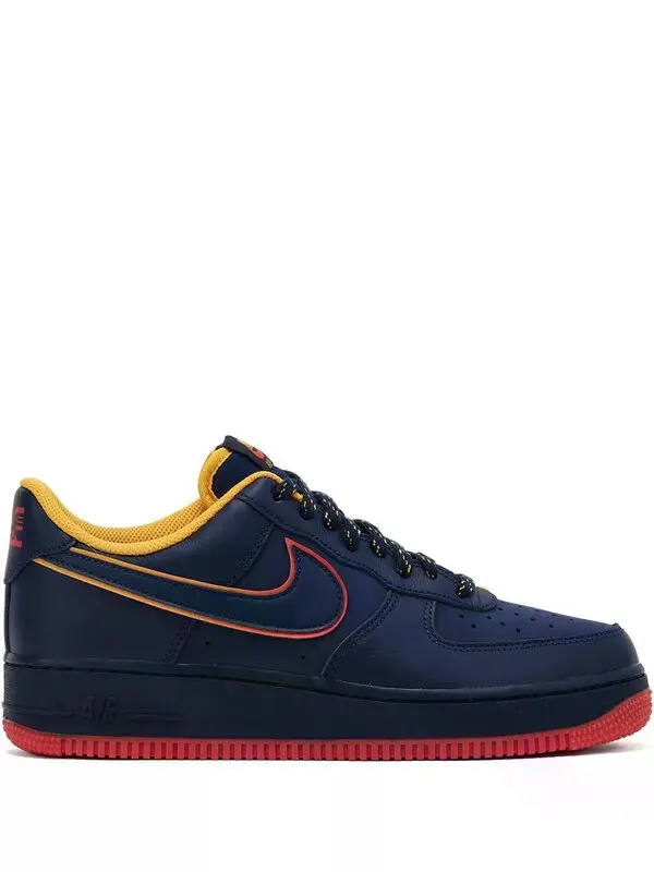 Nike Air Force 1 Low Retro Lettering Sneakers - Blue