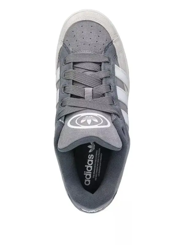 Adidas Campus 00s Suede-panelled Sneakers - Grey