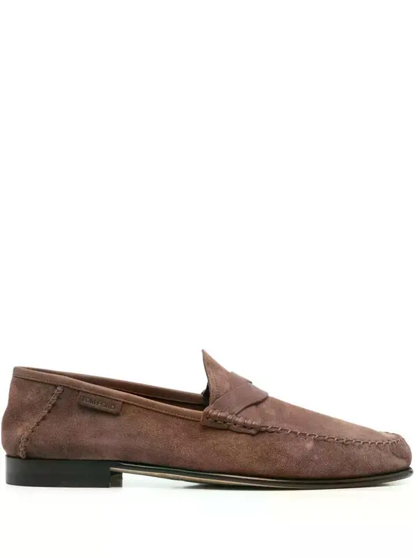 TOM FORD Suede Loafers