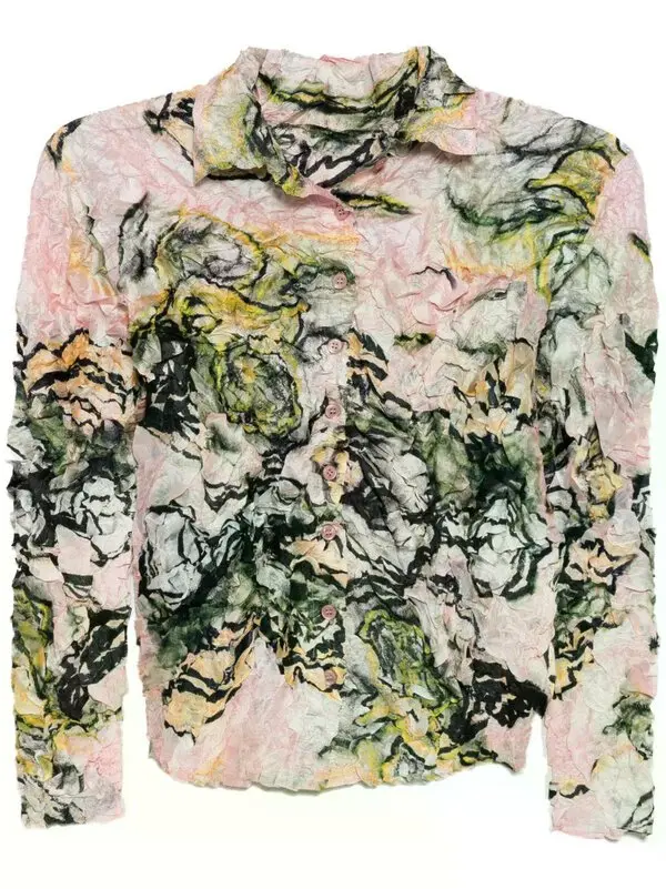 JNBY Graphic-print Blouse - Pink