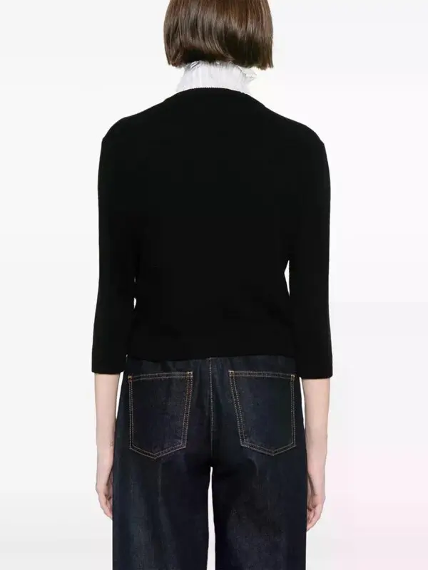 Valentino Garavani Embellished-bow Cardigan