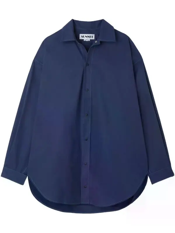 Sunnei Mega Overshirt - Blue