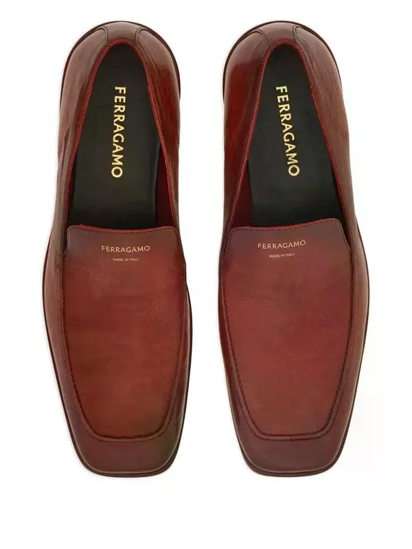 FERRAGAMO Leather Loafers