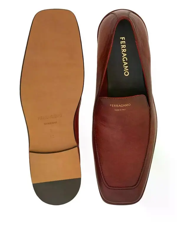 FERRAGAMO Leather Loafers