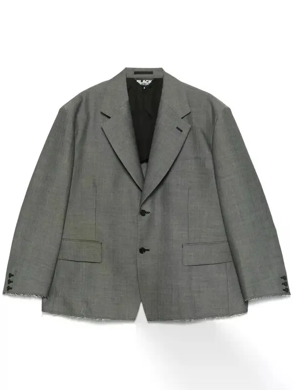 BLACK COMME DES GARÇONS Herringbone Blazer