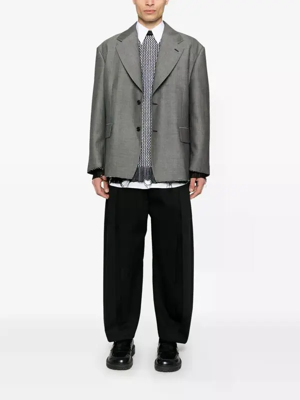 BLACK COMME DES GARÇONS Herringbone Blazer