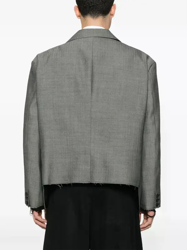 BLACK COMME DES GARÇONS Herringbone Blazer