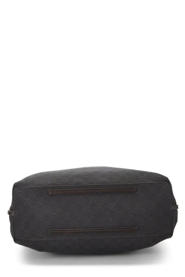 Gucci Gg Canvas Tote With Leather Panels And Gold-tone Hardware