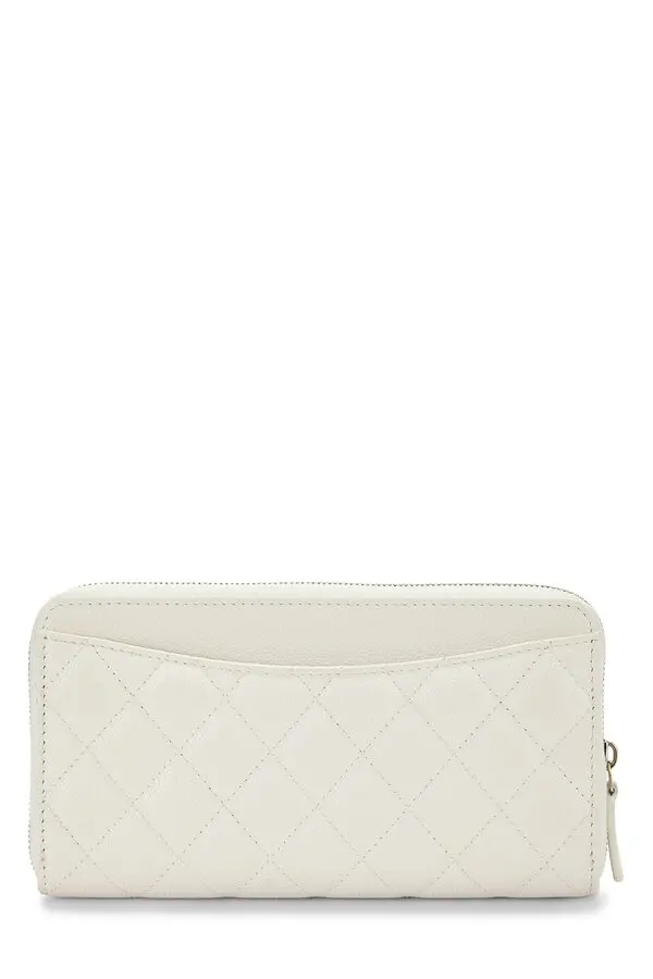 Chanel Caviar Zip Around Wallet
