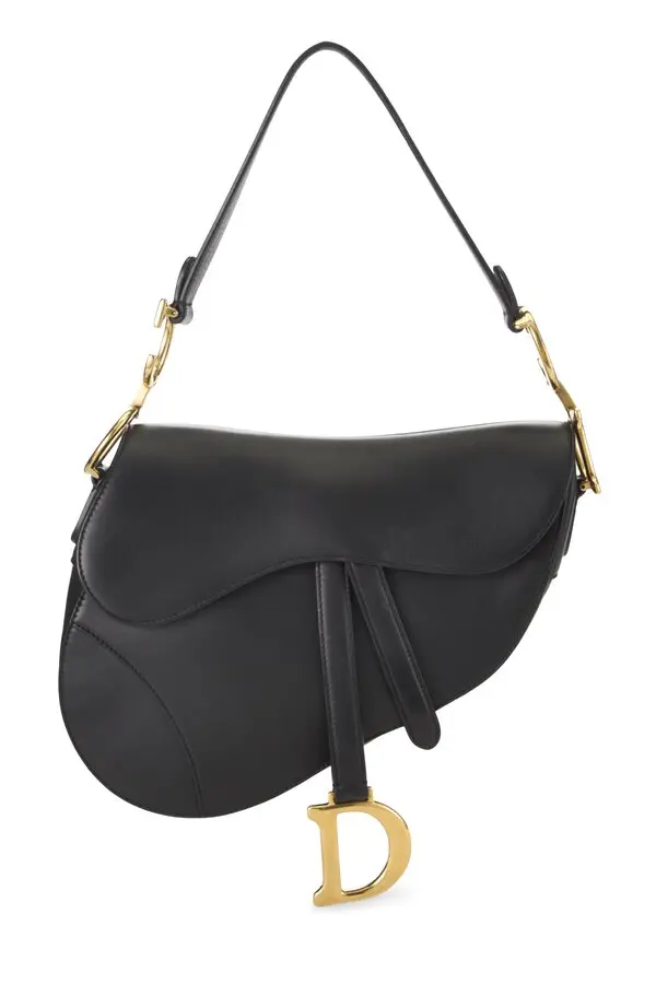 Dior Calfskin Saddle Bag Nm - Black