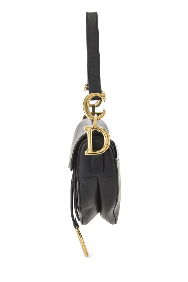 Dior Calfskin Saddle Bag Nm - Black