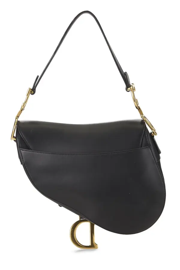 Dior Calfskin Saddle Bag Nm - Black