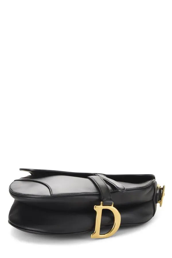 Dior Calfskin Saddle Bag Nm - Black