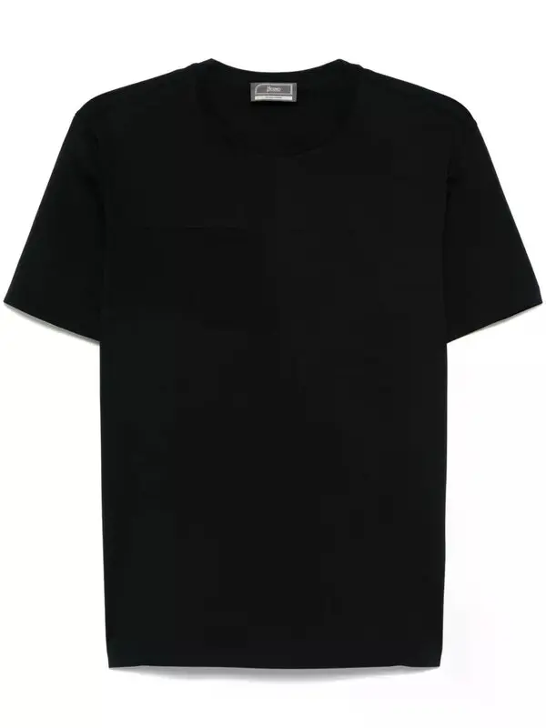Herno Lightweight-jersey T-shirt - Black