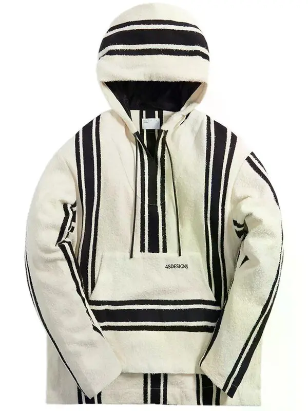 4SDESIGNS Zip Jerga Hoodie - White