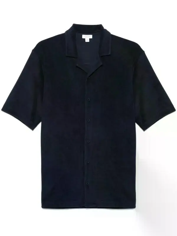 Sunspel Towelling Camp-collar Shirt