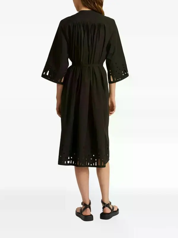 YVES SALOMON Poplin Midi Dress