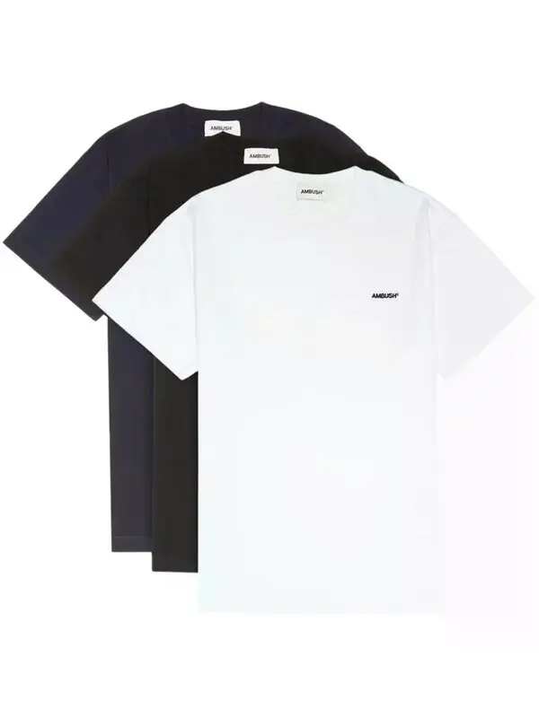 AMBUSH Pack Of Three Cotton T-shirts - White