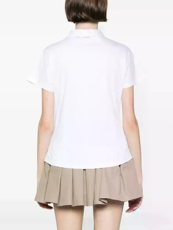 Herno Cotton Polo Top - White