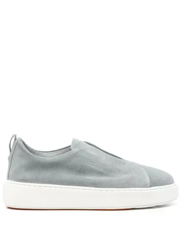 Santoni Suede Sneakers