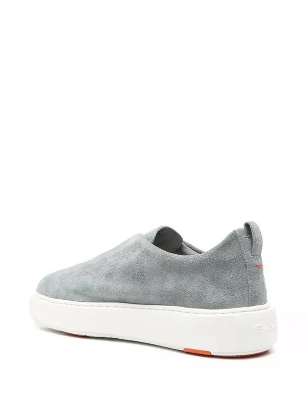 Santoni Suede Sneakers