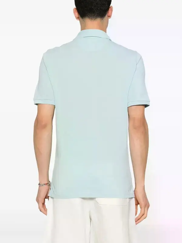 Fedeli Piqué Polo Shirt - Blue