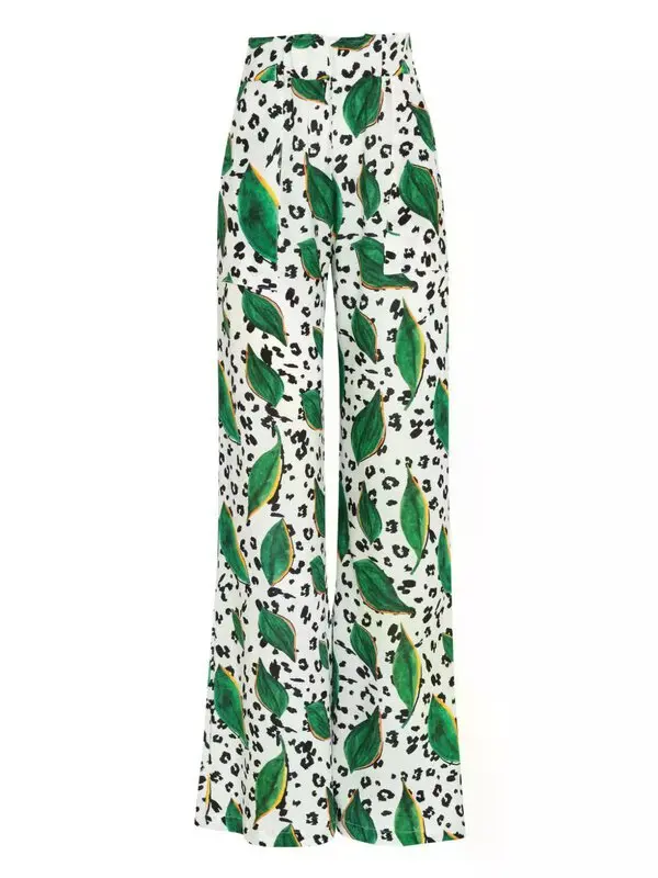 BRIGITTE Graphic-print Trousers