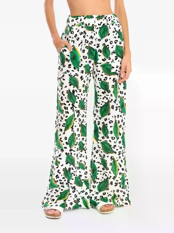 BRIGITTE Graphic-print Trousers