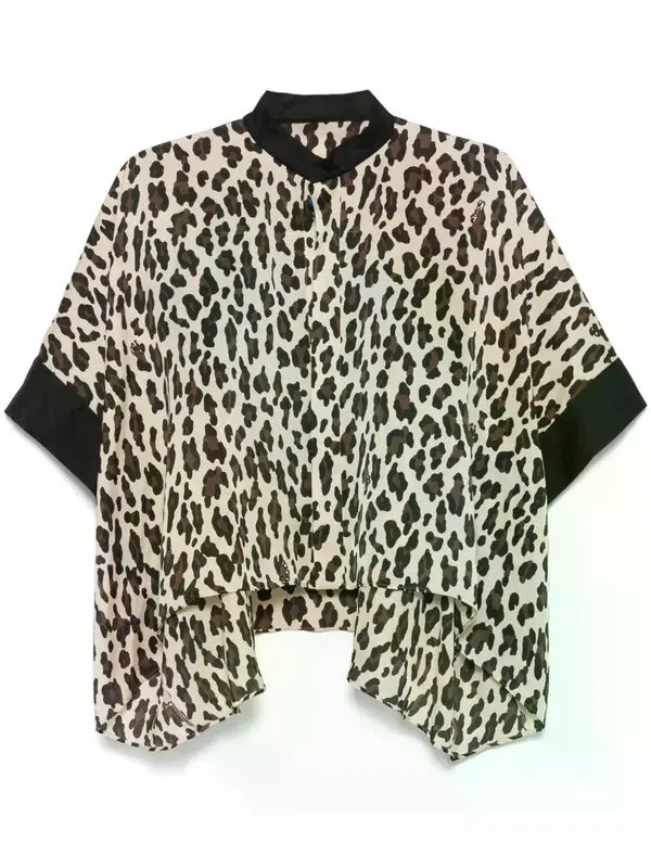Sacai Leopard-print Blouse