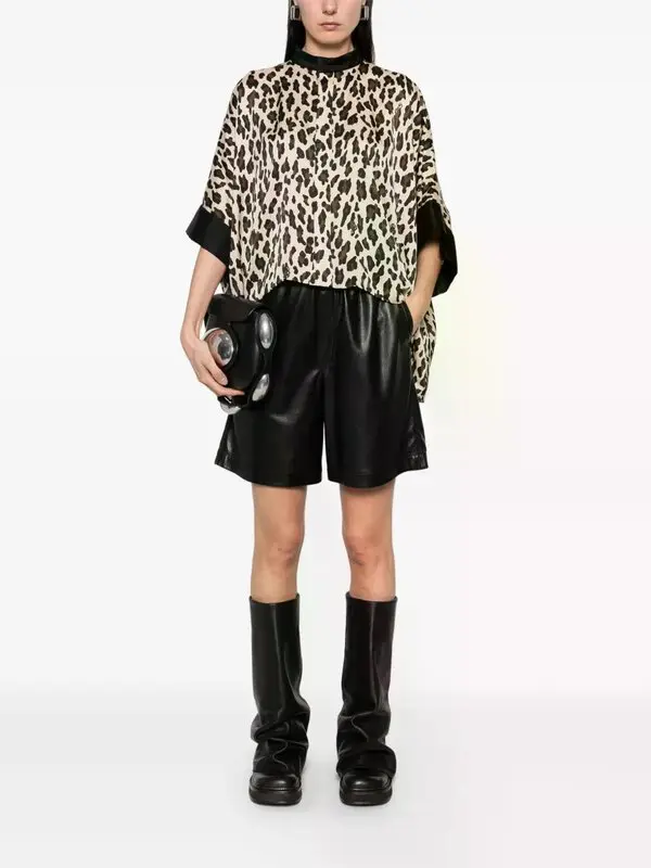 Sacai Leopard-print Blouse