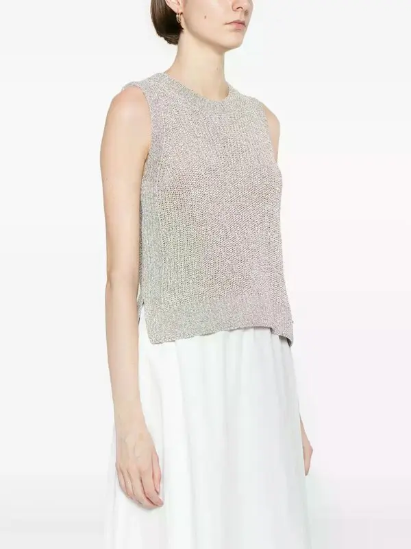 Herno Sequin-embellished Knitted Top