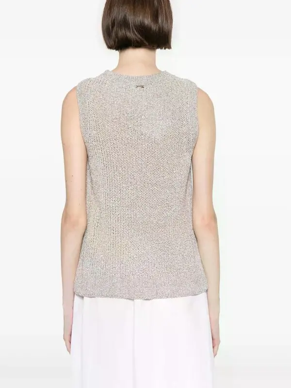 Herno Sequin-embellished Knitted Top