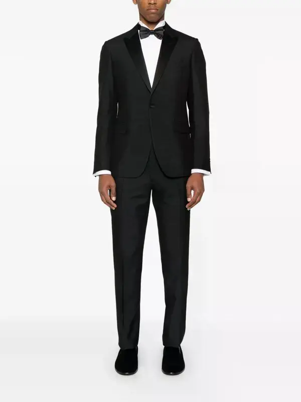 LARDINI Satin-lapels Suit