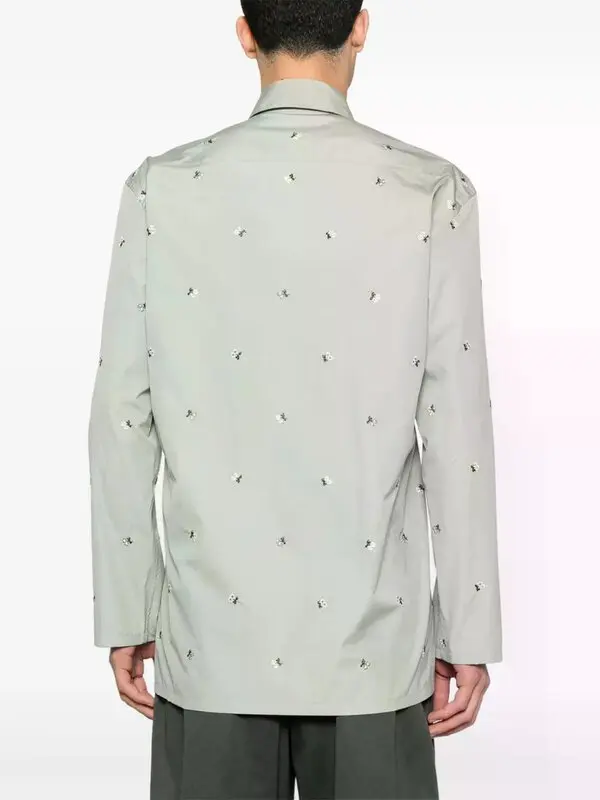 RIER Argile Flowers Poplin Shirt