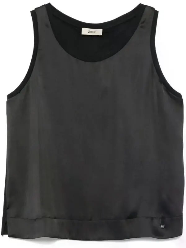 Herno Satin Tank Top