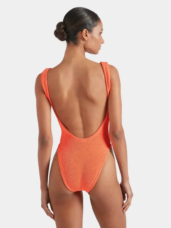 Hunza G Square Neck Swimsuit - Orange