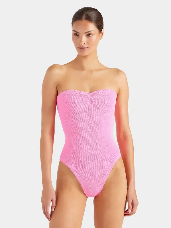 Hunza G Brooke Swimsuit - Bubblegum