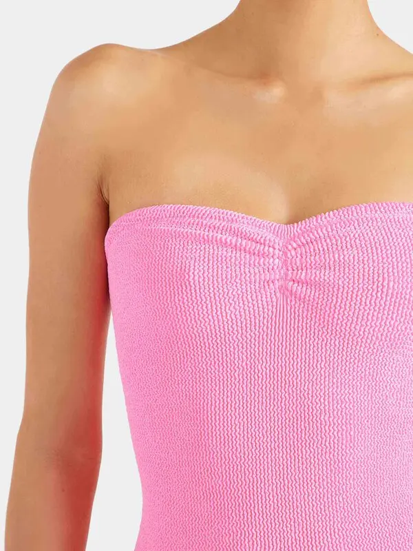 Hunza G Brooke Swimsuit - Bubblegum