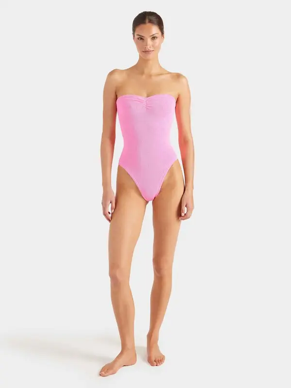 Hunza G Brooke Swimsuit - Bubblegum