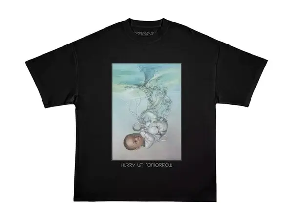 THE WEEKND X Hajime Sorayama Hurry Up Tomorrow Collectors Edition T-shirt - Black